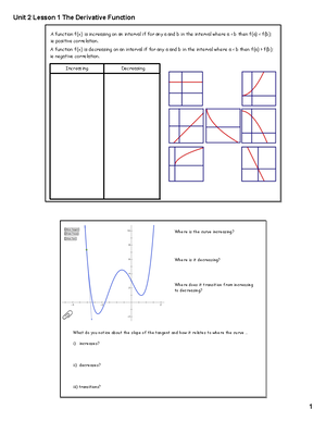 MCV4U Chapter 1 solutions - Studocu
