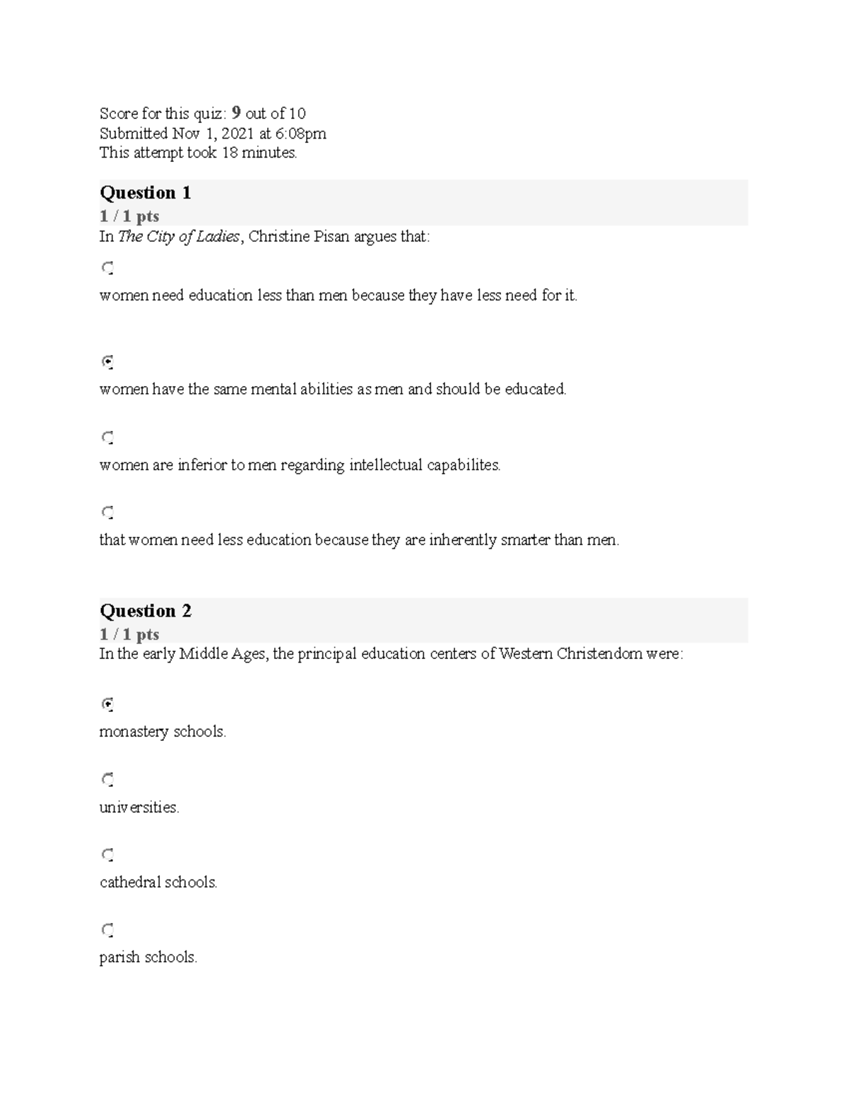 Reading Quiz 4 Score For This Quiz Submitted Nov 1 2021 At 6 08pm 9 reading-quiz-4-score-for-this-quiz-submitted-nov-1-2021-at-6-08pm-9