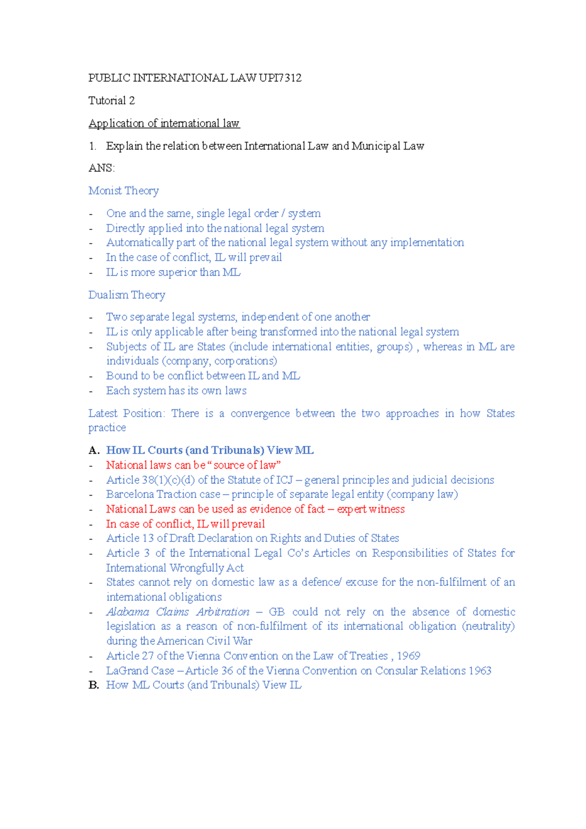 Public Tutorial 2 - Just for reference - PUBLIC INTERNATIONAL LAW UPI ...