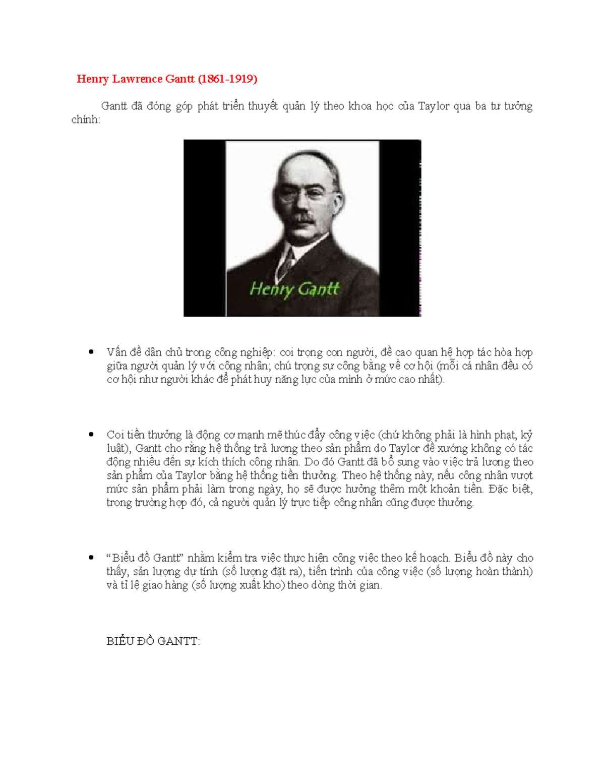 Henry-Lawrence-Gantt - Henry Lawrence Gantt (1861-1919) Gantt đã đóng ...