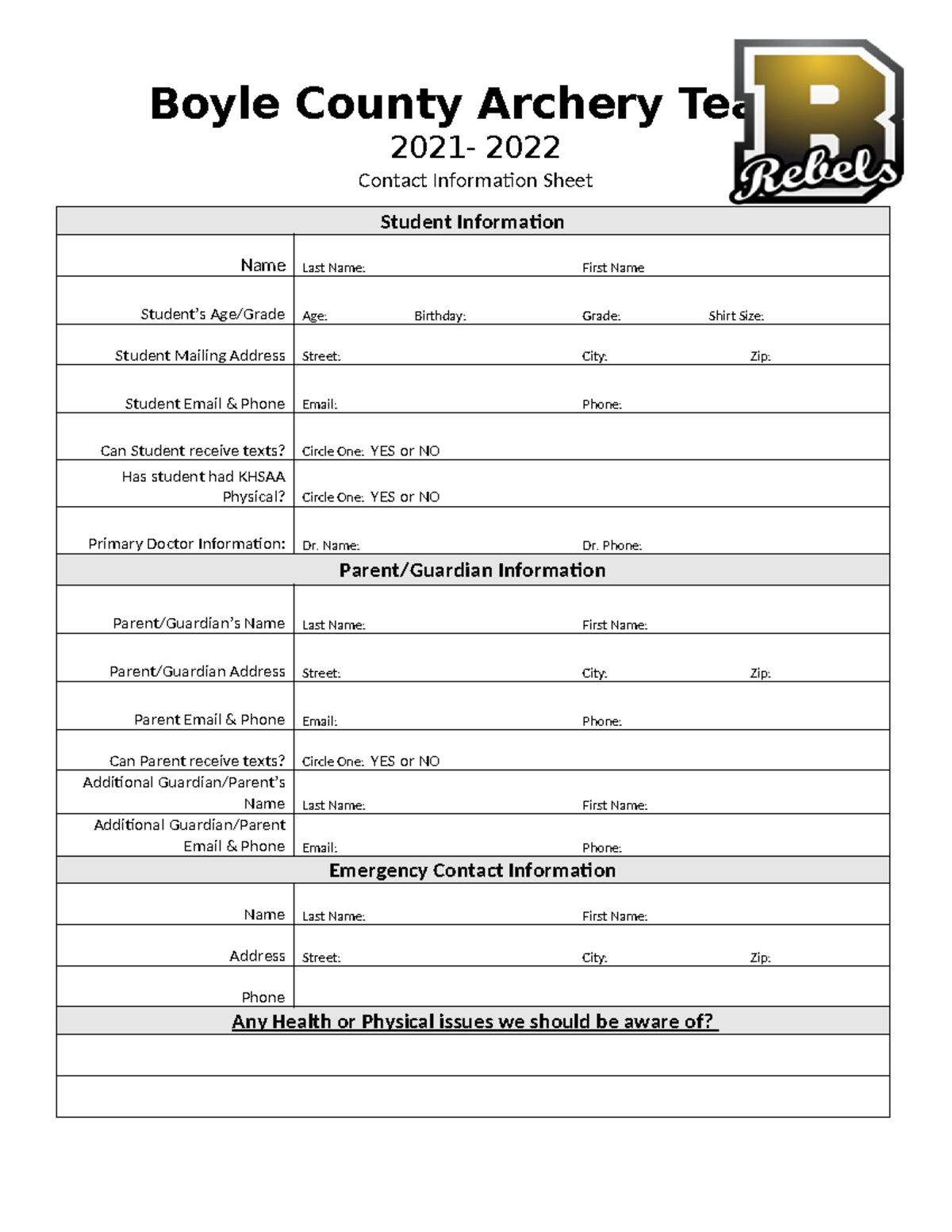 BC Archery Info Sheet 21-22 - Boyle County Archery Team 2021- 2022 ...