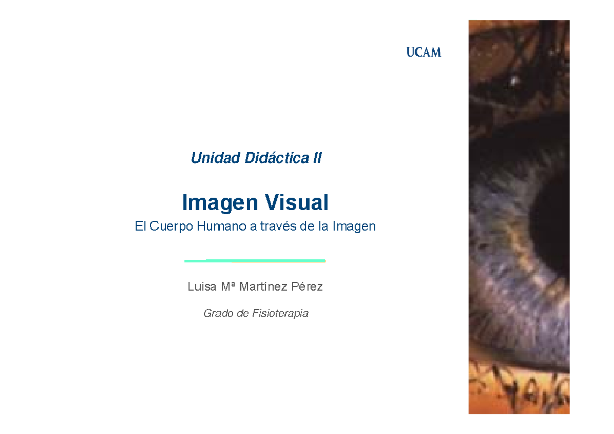 Imagen. U2. Temas 4 a 6. Imagen visual - Imagen Visual Luisa Mª ...