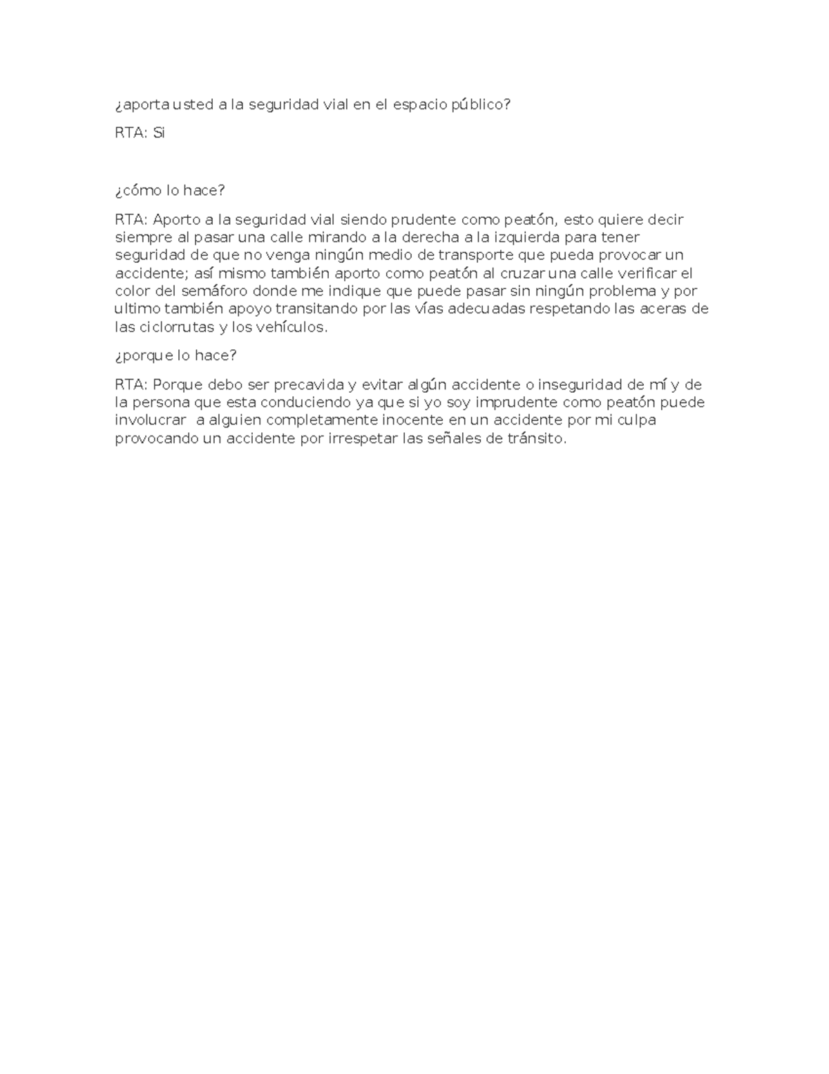 Foro - jbjn - ¿aporta usted a la seguridad vial en el espacio público ...