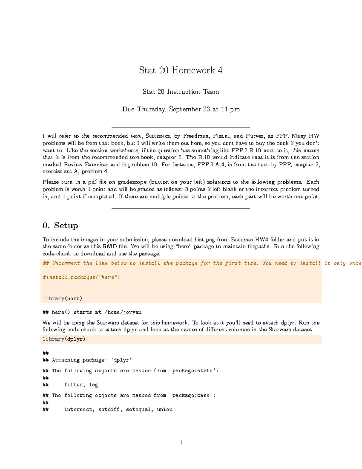 HW4 - Basic school year assignments regarding microeconomics - Stat 20 Homework 4 Stat 20 - Studocu