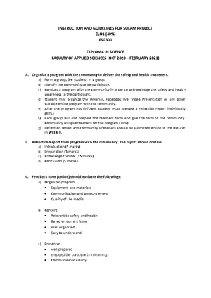 FSG 301 - information to do an analysis of the fsg case study with ...