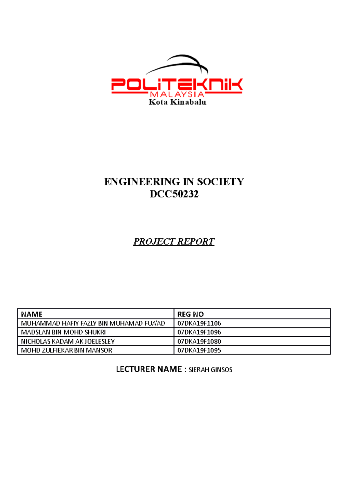 Project Report F1106,F1095,F1096,F1080 - ENGINEERING IN SOCIETY DCC ...