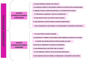 EV1- Mapa conceptual de los costos predeterminados- Zulema Olivares - UNIVERSIDAD AUTONOMA DE ...