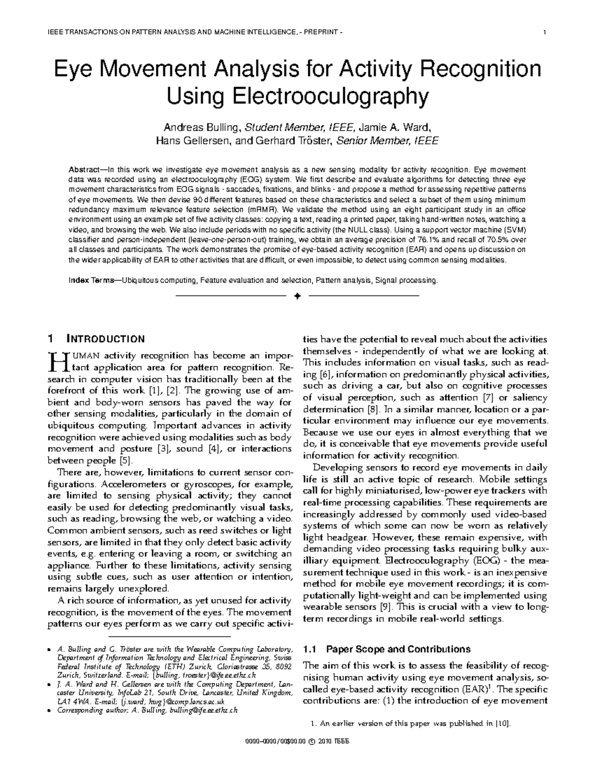 Eye3 - nil - IEEE TRANSACTIONS ON PATTERN ANALYSIS AND MACHINE ...