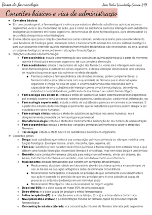 Tabela P2 - Farmacologia - NOME BIOSSÍNTESE RECEPTOR AÇÃO OBS PGD2 COX ...