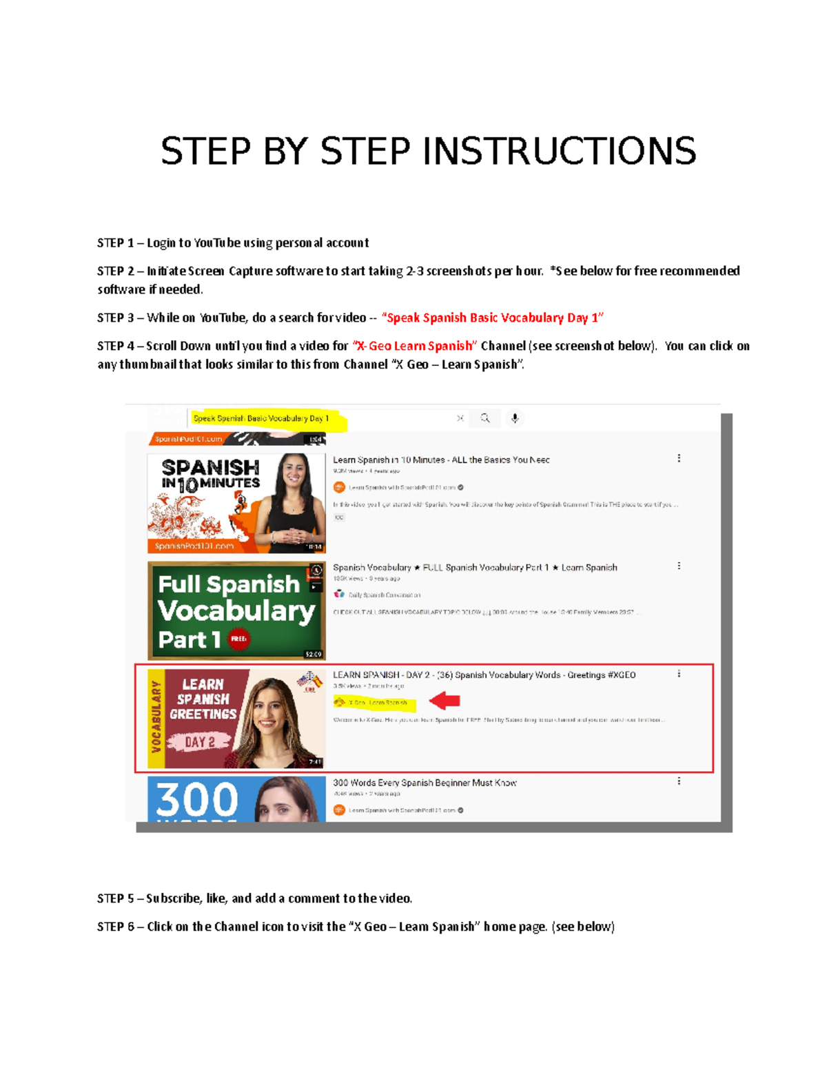 Watch Videos Project - Step by Step Instructions - STEP BY STEP ...