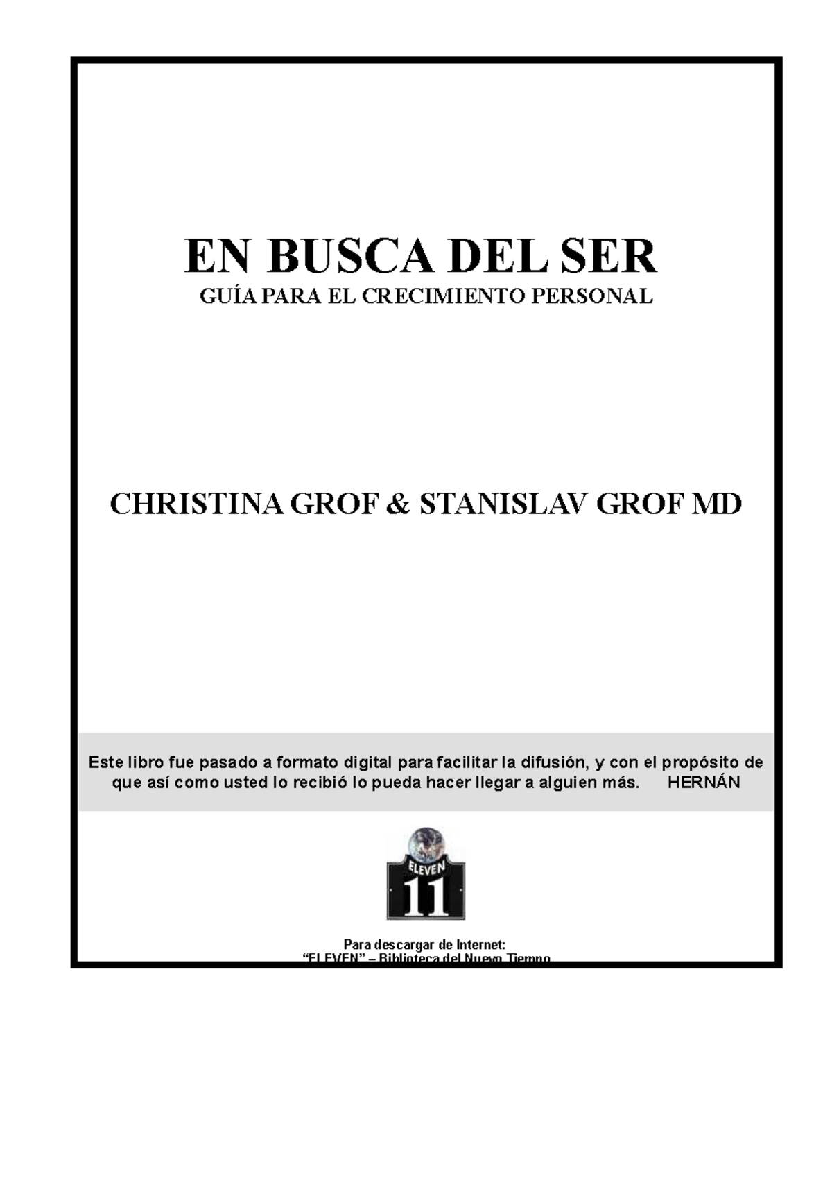 En Busca del Ser-Stanislav Grof - EN BUSCA DEL SER GUÍA PARA EL ...