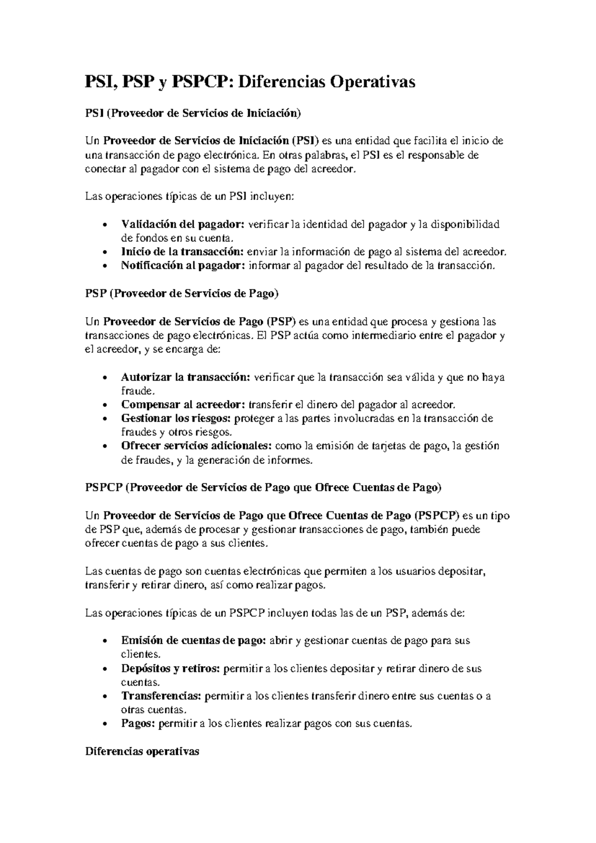 PSI PSP Pspcp - Notas psi derecho penal - PSI, PSP y PSPCP: Diferencias ...