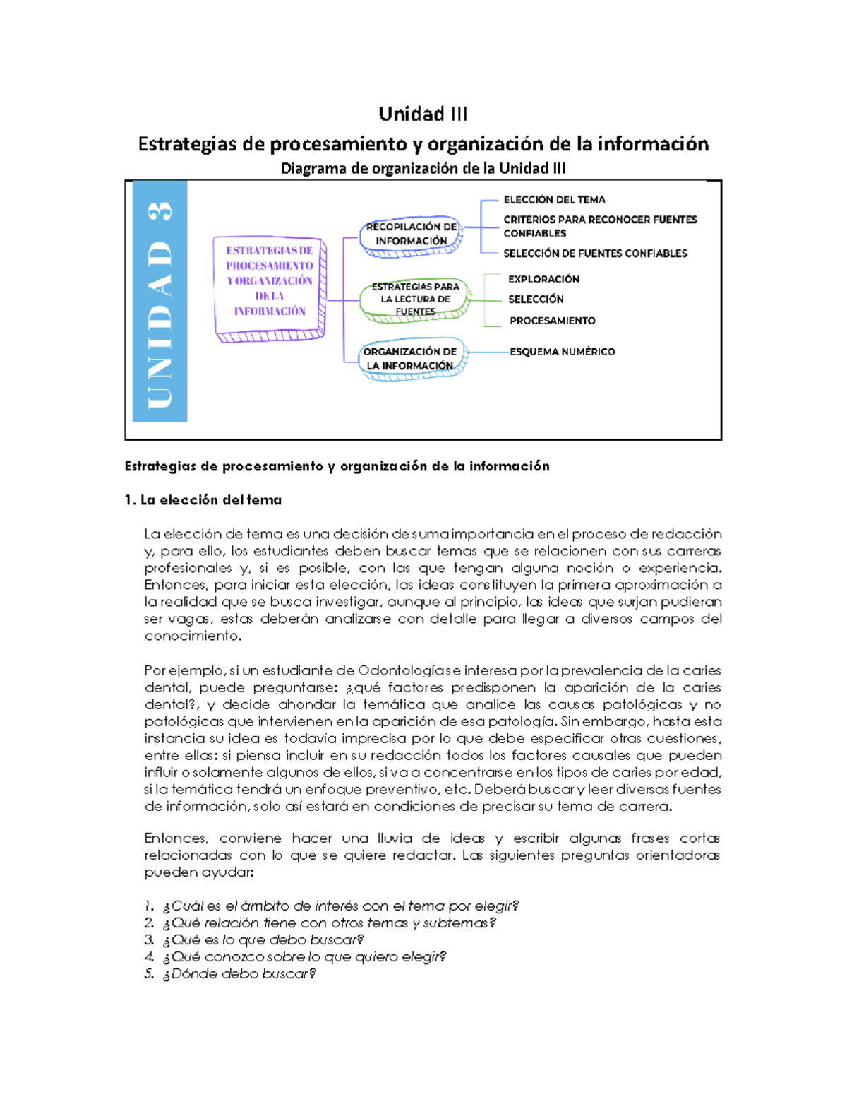 Manual de Comprensión y Producción de Textos 2 (Unidad 3) - Unidad III ...