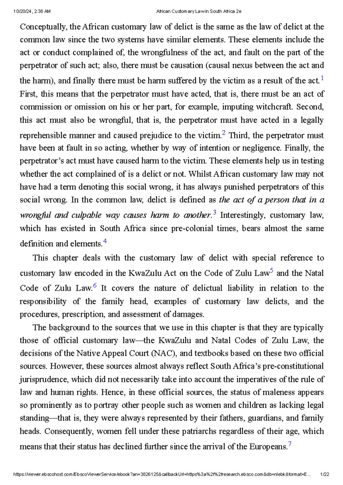 African Customary Law in South Africa 2e DL - Conceptually, the African ...