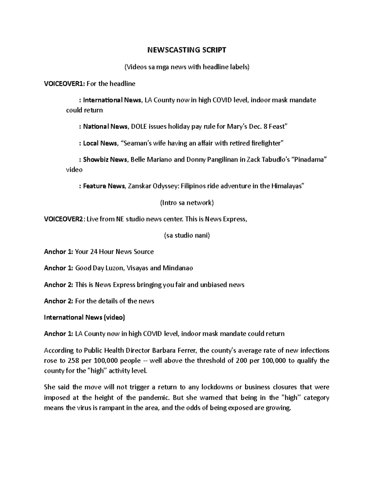 Business related lectures and activities from Universidad - NEWSCASTING ...