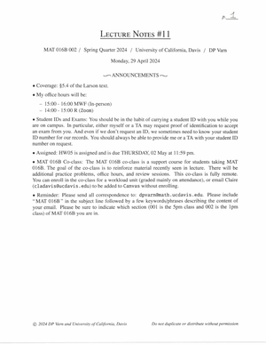 Lec Notes 01 - aaa - Differential and Integral Calculus - Studocu