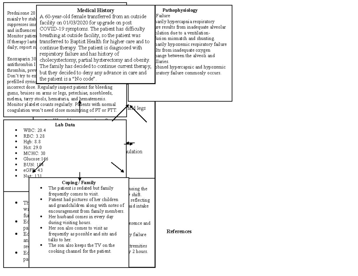 Concept Map complex nursing #2 - References Nursing Diagnosis Excess ...