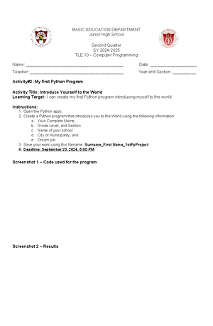 Activity Completion Report Template Drtels - Republic of the ...