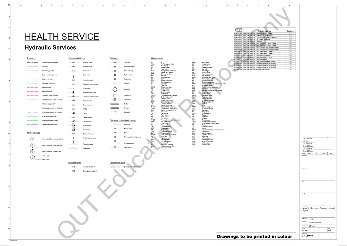 2. Hydraulics Services Dwg - ENGG1500 - Studocu