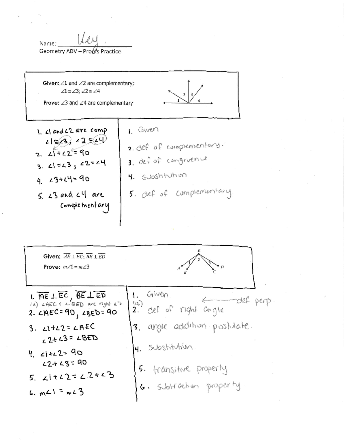 Angle Proof Review - Studocu