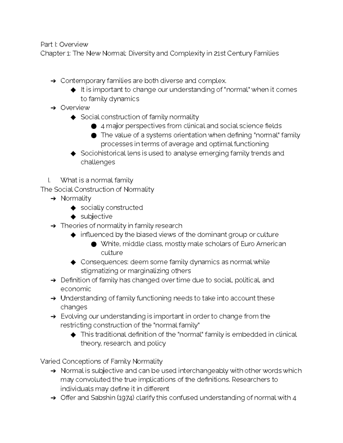 Textbook Notes - Part I: Overview Chapter 1: The New Normal: Diversity ...