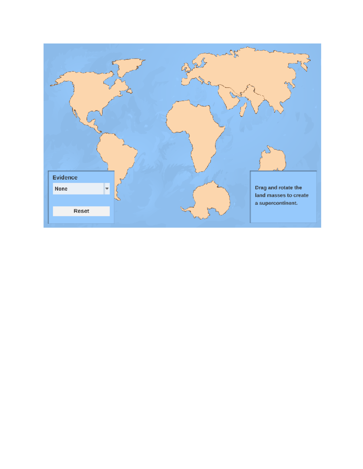 Building Pangea - Gizmos - Map Map 5 Glacial Evidence - Studocu