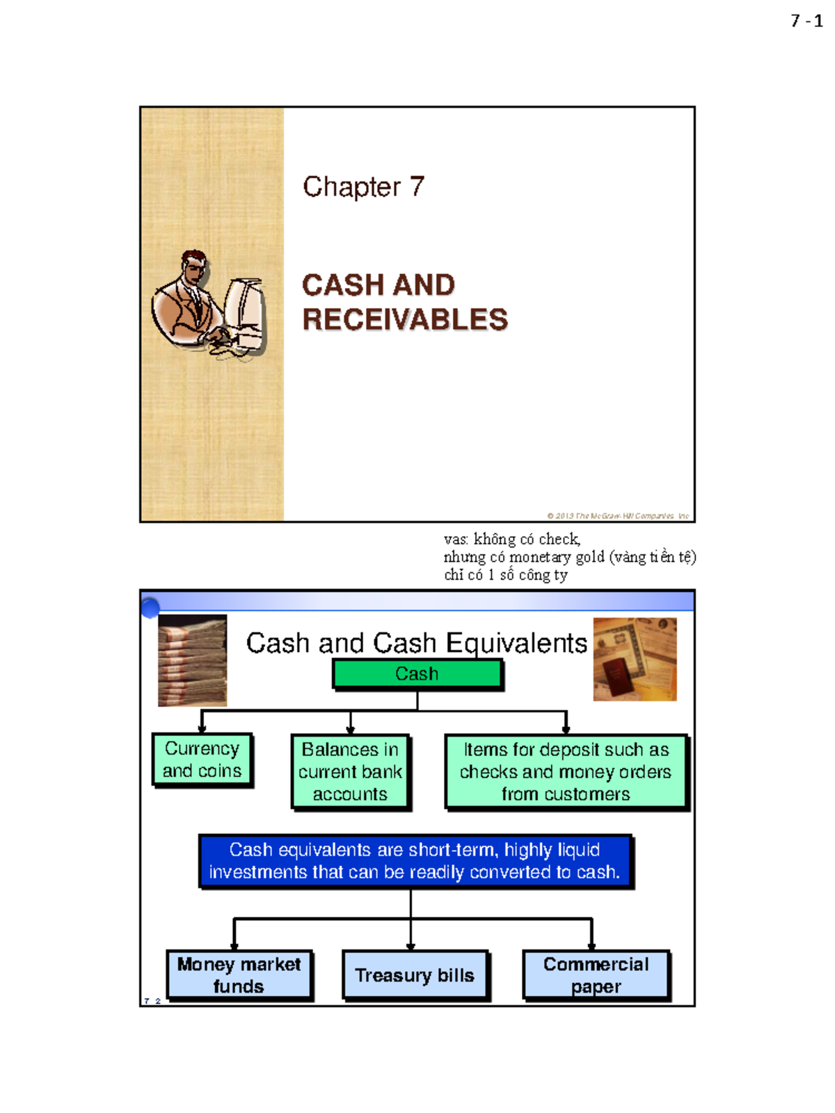 IAChap 007PPT-a-Cash and Receivables - © 2013 The McGraw-Hill Companies ...