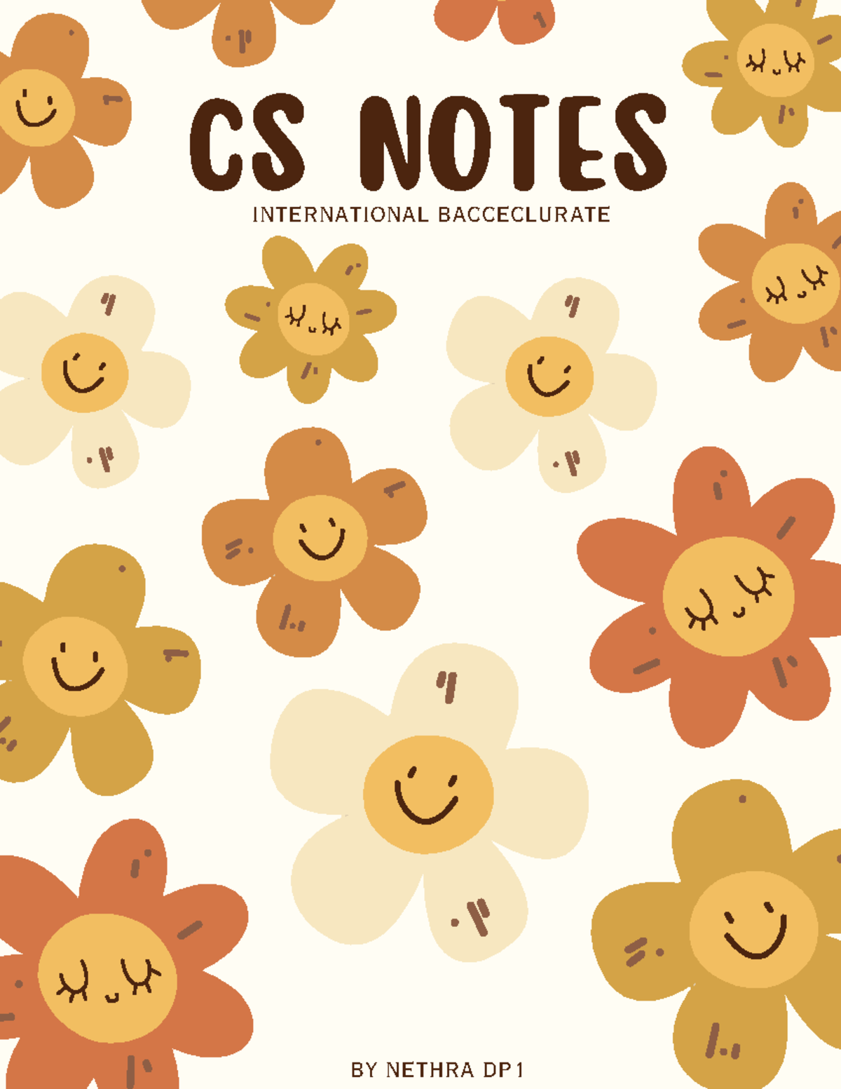 CS notes - CS NOTES INTERNATIONAL BACCECLURATE BY NETHRA DP C O M P U T ...