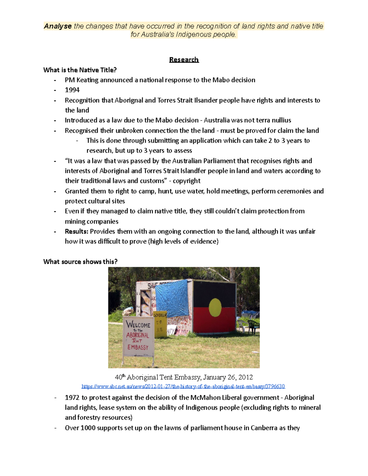 Assessment Research - .... - for Australia’s Indigenous people ...