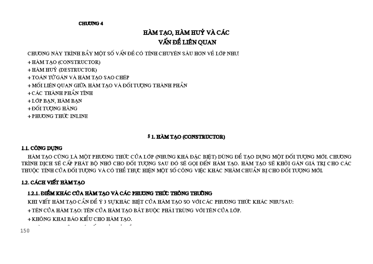 Chuong 4c va lap trinh huong doi tuongtrong chuong nay trinh bay cac ...