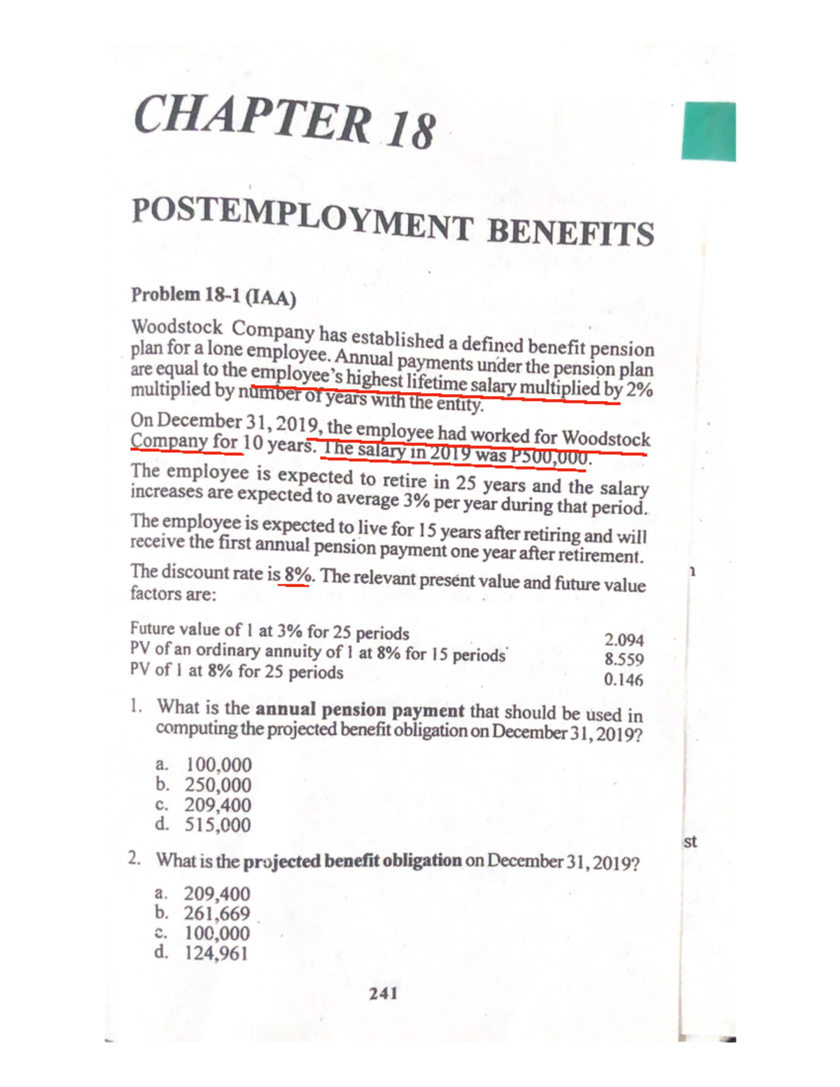 Post-employment-benefits - Accountancy - Studocu