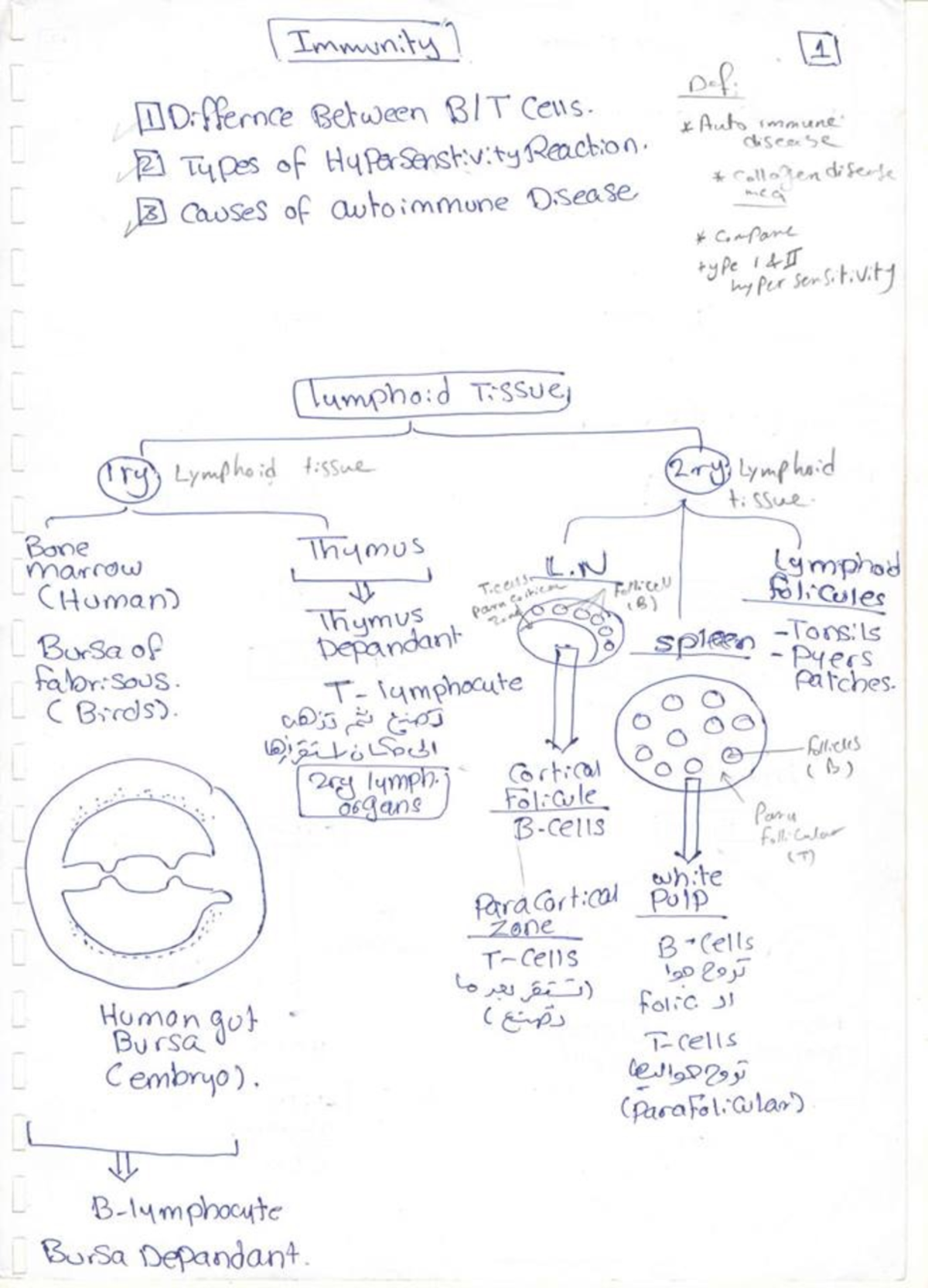 immunity lecture note - Pathology And Parasitology - Studocu
