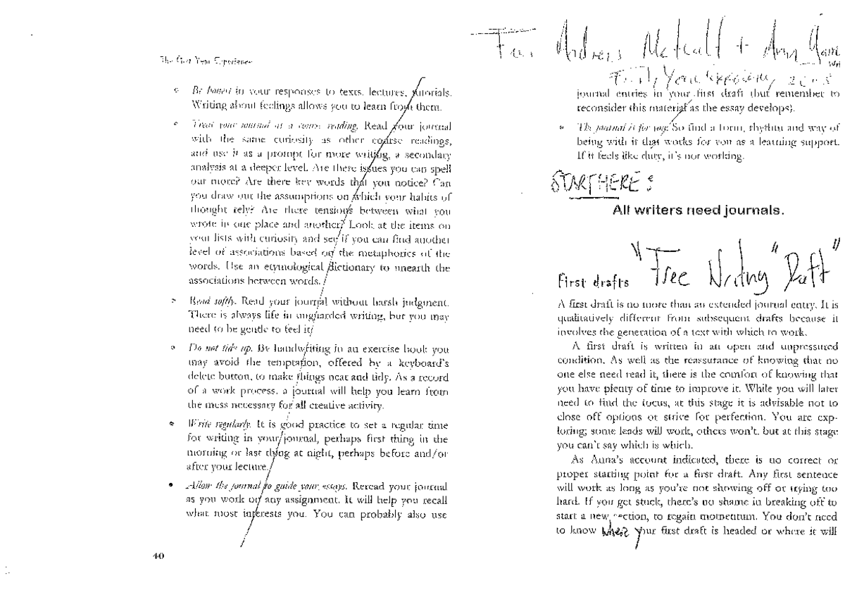 Reading ON Draft Writing IN THE MIDST OF ESSAY WRITING - CE12 - Studocu