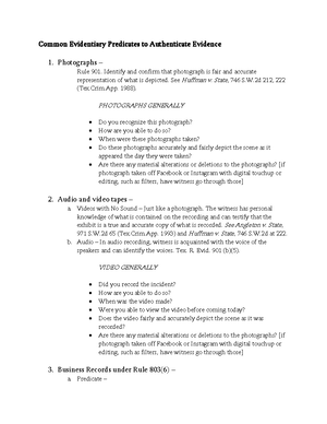 Evidence Flowchart - ####### Expert Witness ####### 702: Extends to ...