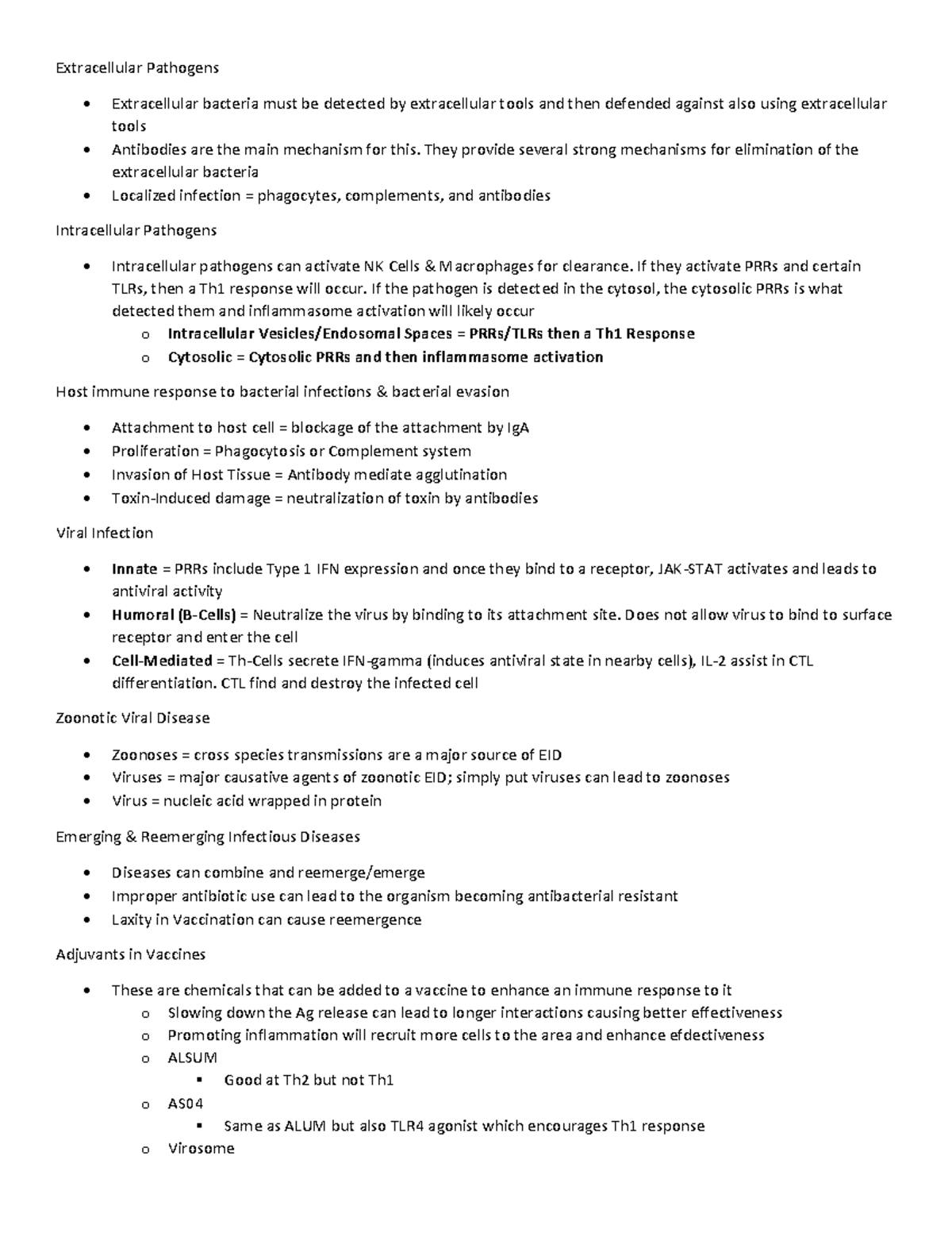 Immunology Chapter 17 - Extracellular Pathogens Extracellular bacteria ...