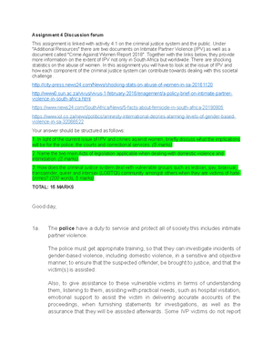 SJD Assignment 5 - Social dimensions of justice. Looking into pandemics ...