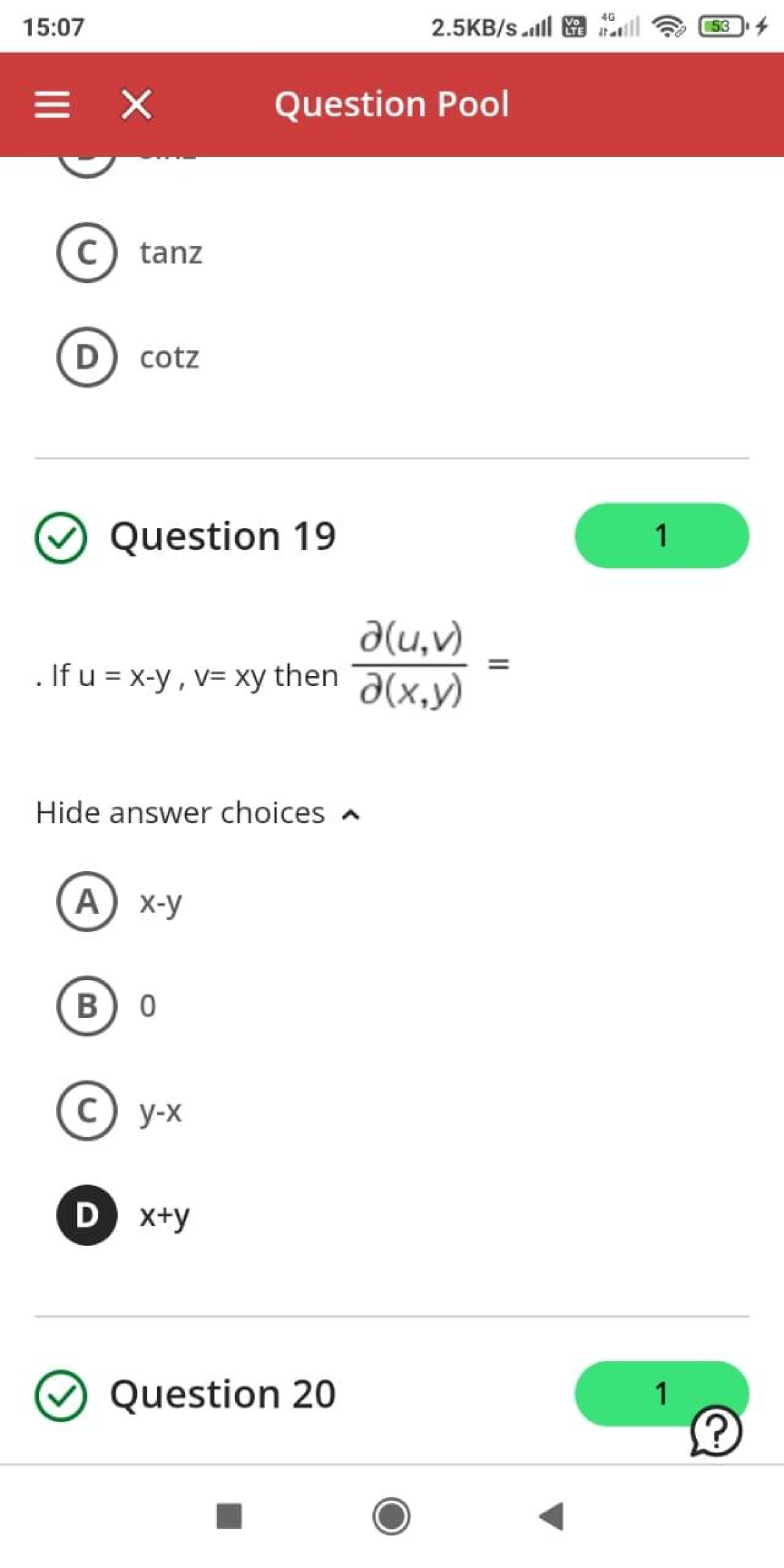 Math Unit 1 poll - Studocu