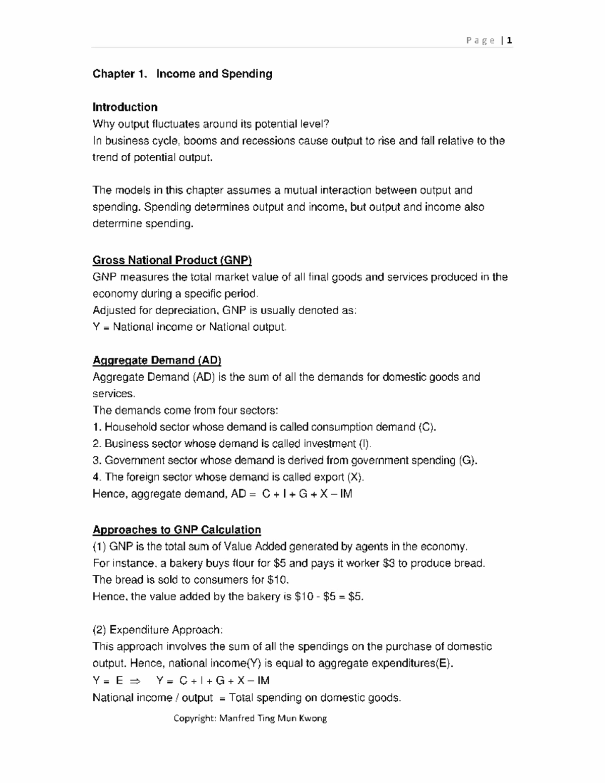 Macro Chpt 1-7 - Module book - EC1002 - Studocu