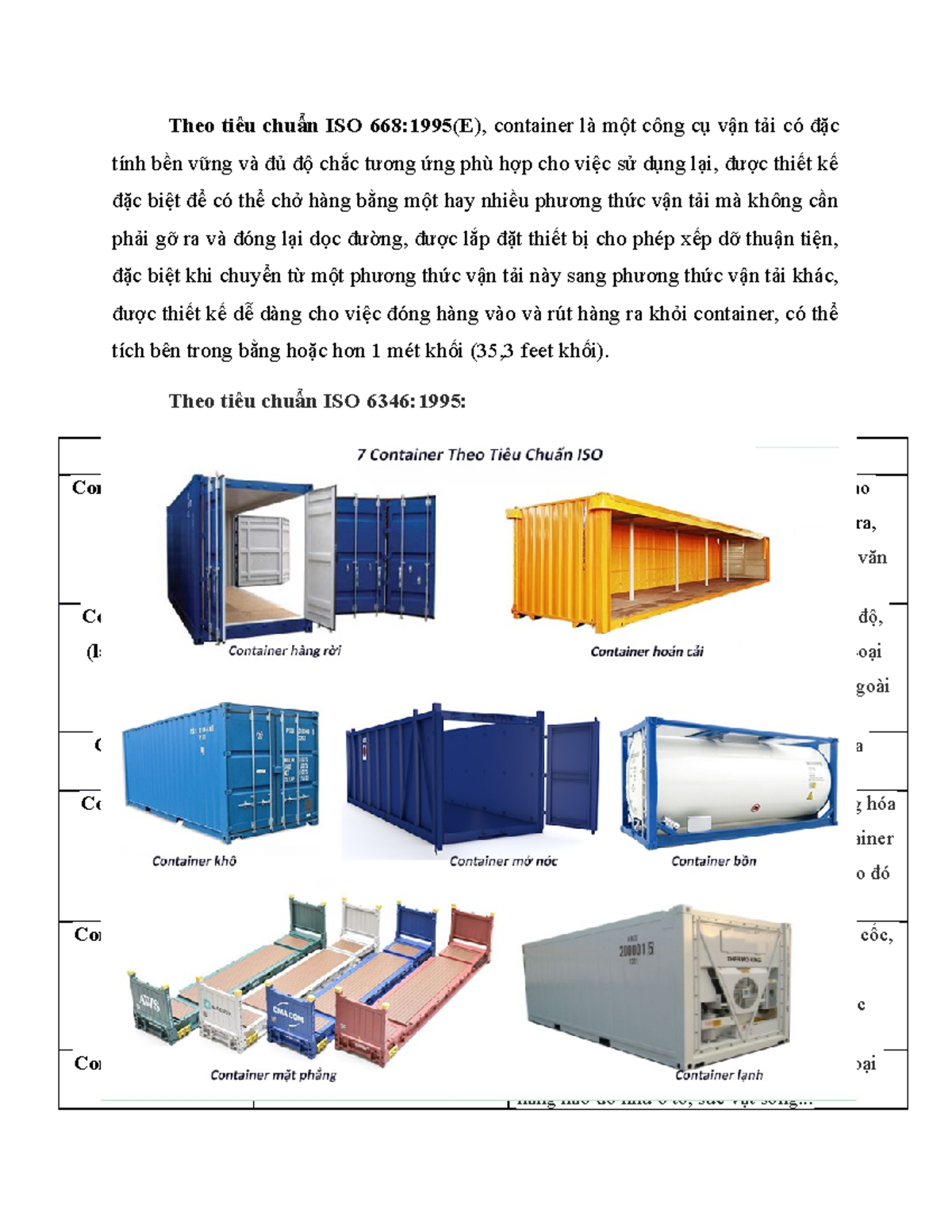 Containers-là-gì - ai biết - Theo tiêu chuẩn ISO 668:1995(E), container là một công cụ vận tải ...