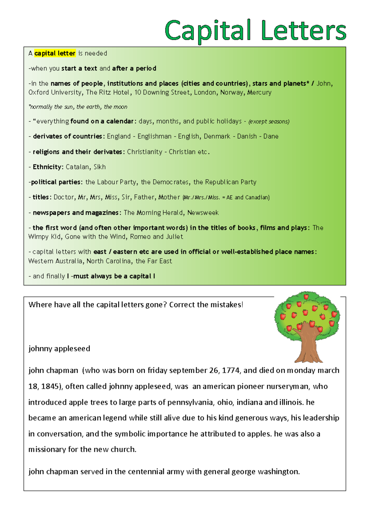 Capital-letters-fun-activities-games-grammar-drills-grammar-guides ...