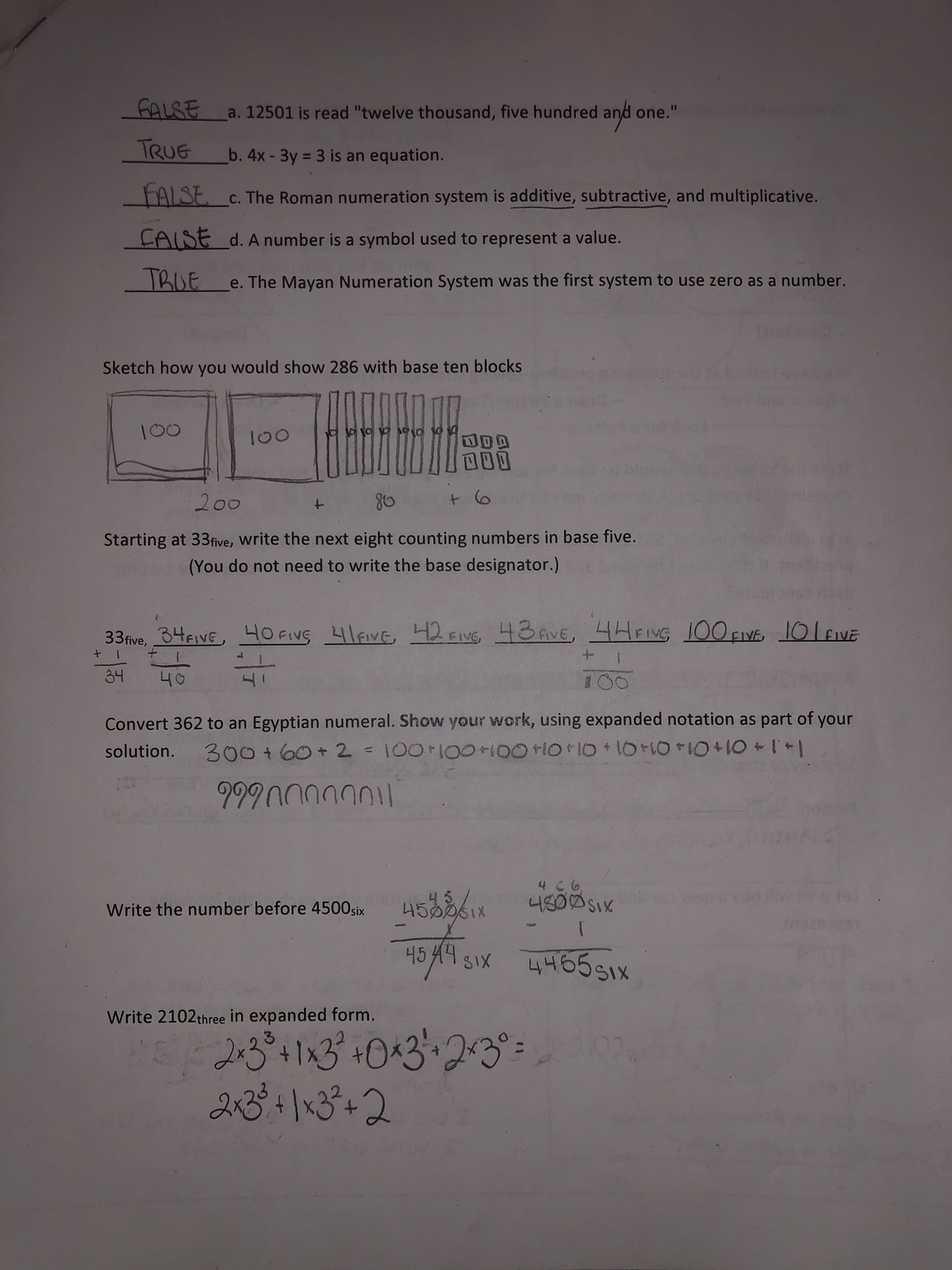Chapter Review Practice Worksheet - MAT 106 - Studocu
