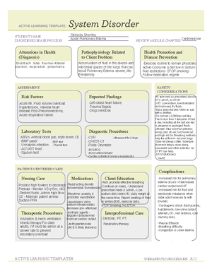 Oxygen Therapy ATI Template - ACTIVE LEARNING TEMPLATES THERAPEUTIC ...