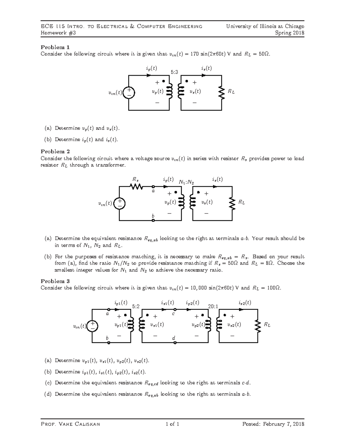 Spring 2018 HW 3 - Homework Vahe Caliskan - ECE 115 Intro. to ...