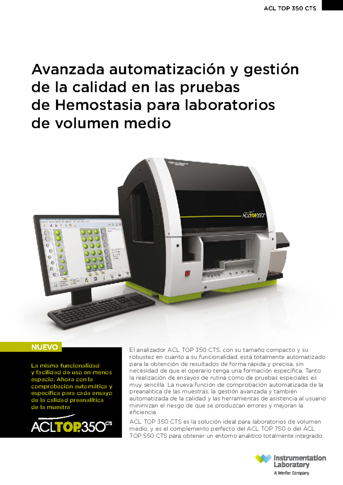 Acltop 350 - ffff - ACL TOP 350 CTS La misma funcionalidad y facilidad ...