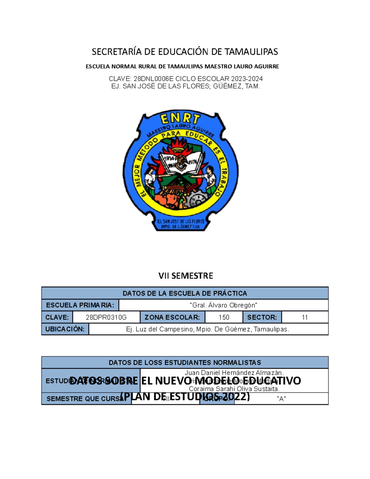 02 Nuevo plan de estudios - SECRETARÍA DE EDUCACIÓN DE TAMAULIPAS ...