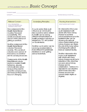 ATI Active Learning Template Basic 2 - NSG-210 - ACTIVE LEARNING ...