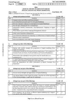 DSMM Unit2 Notes - Social Media Marketing What is Social Media ...