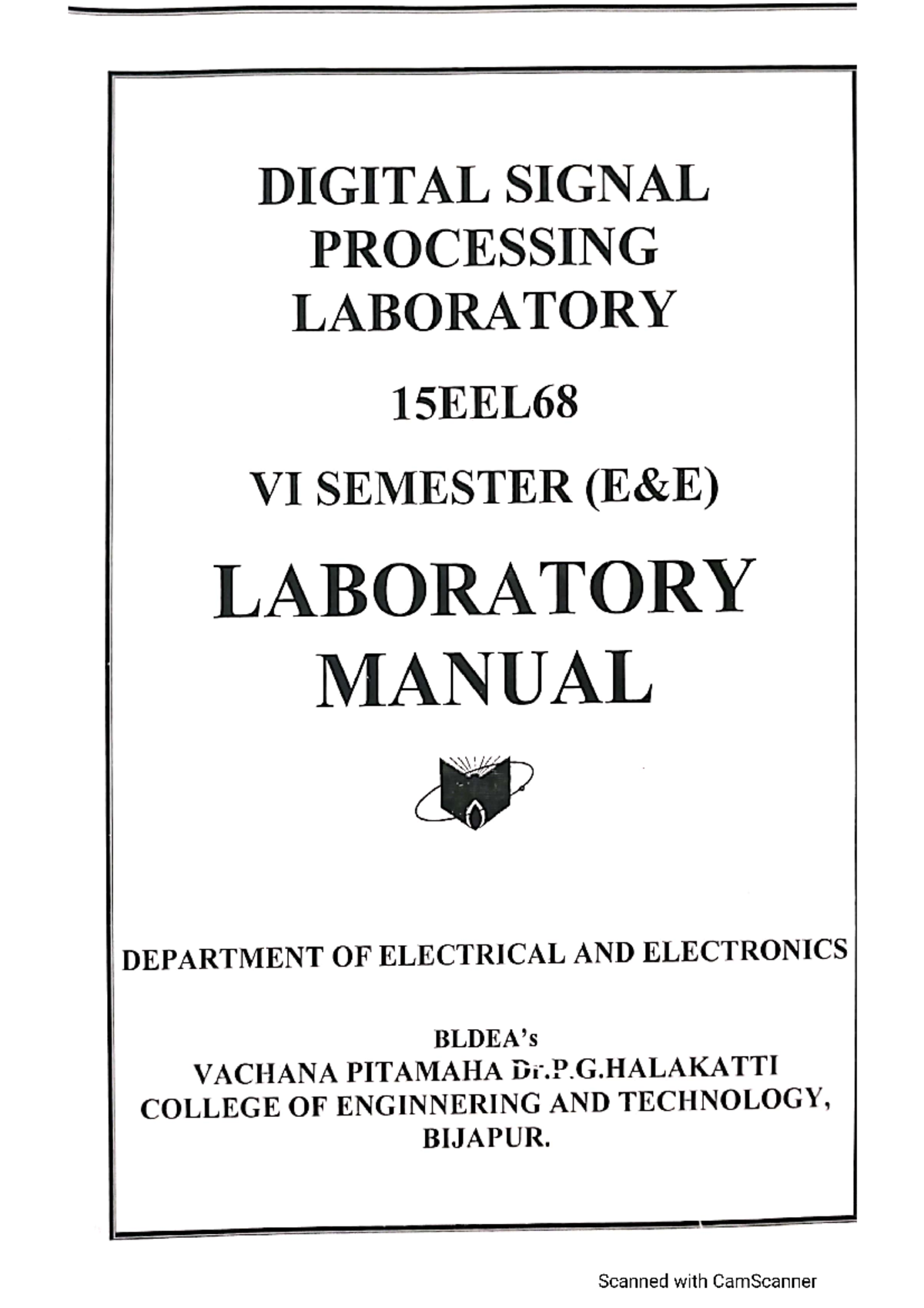 DSP Lab Manual - Bachelor of engineering - Studocu