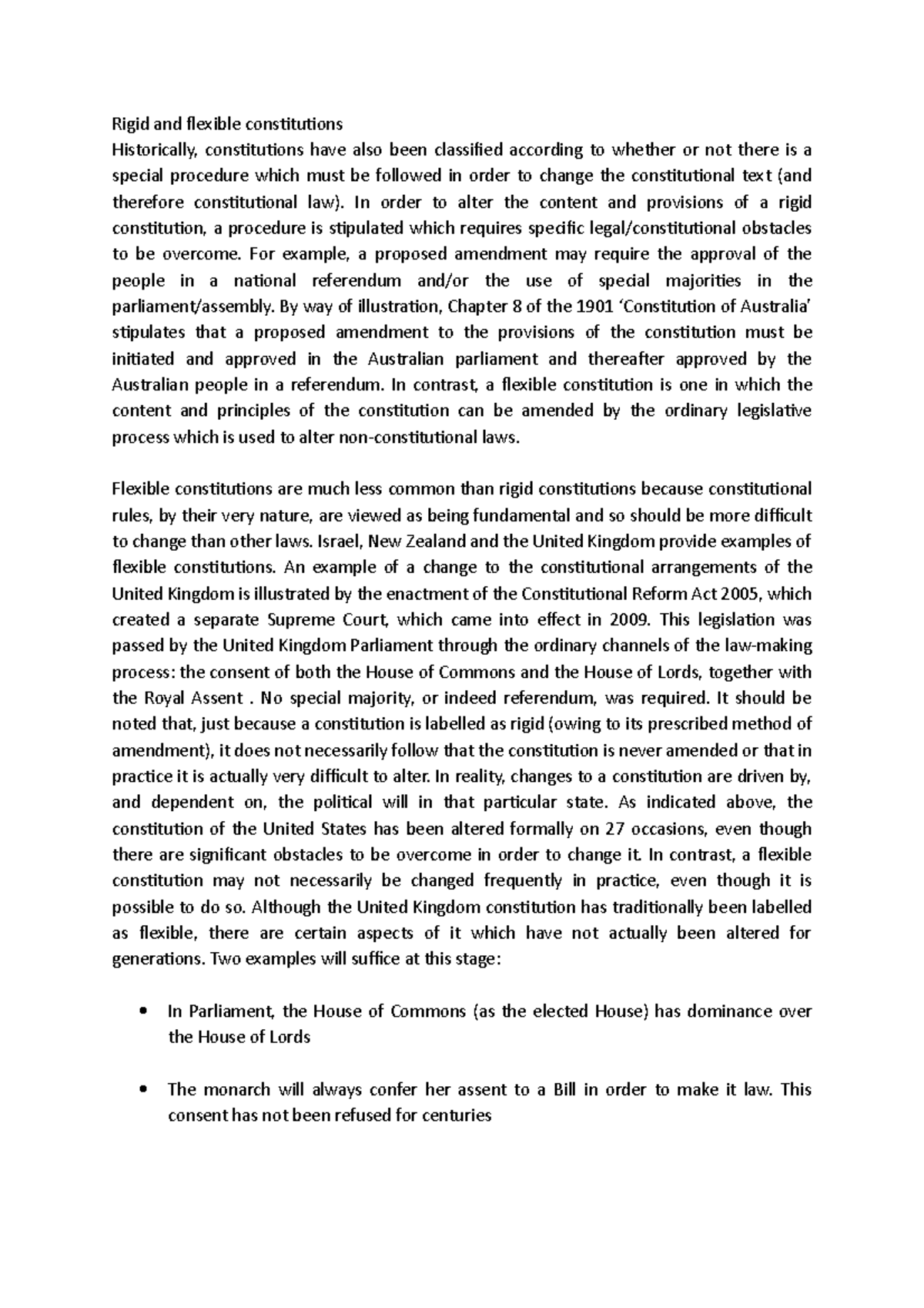 Rigid and flexible constitutions doc4 - Rigid and flexible ...