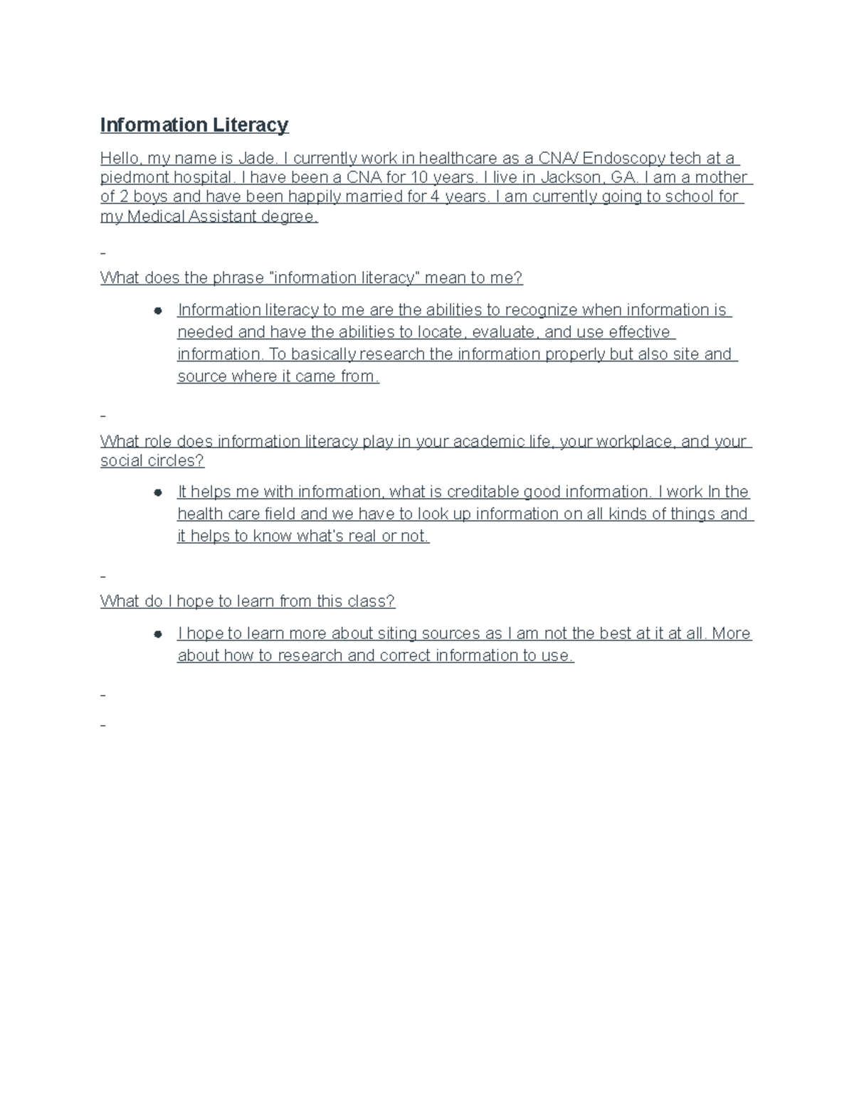 Unit 1 Discussion - Information Literacy (24) - Information Literacy ...